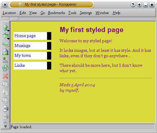 Starting With HTML CSS