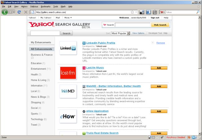 Case Study: Improving Web Search Using Metadata
