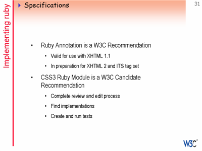 W3C I18N Tutorial: Ruby Markup and Styling