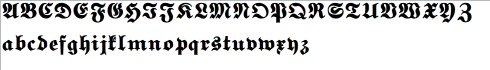 W3C MathML TestSuite: Version 3: Test-case fraktur-bold