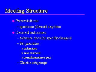 Meeting Structure