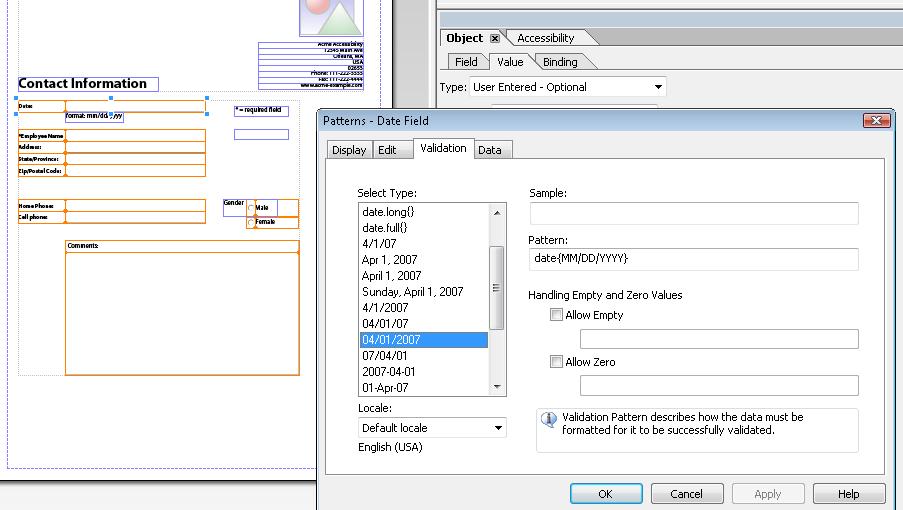 Acrobat Javascript Set Text Field Value