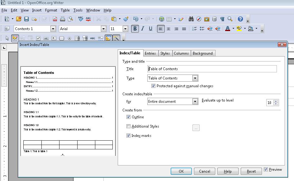 Hyperlink Table Of Contents Word To Pdf Epilasopa