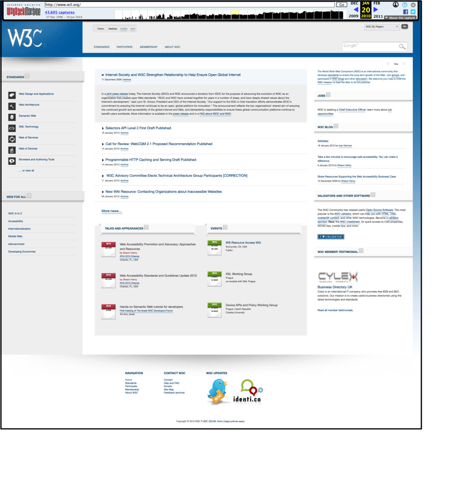 W3C website design | Help | W3C