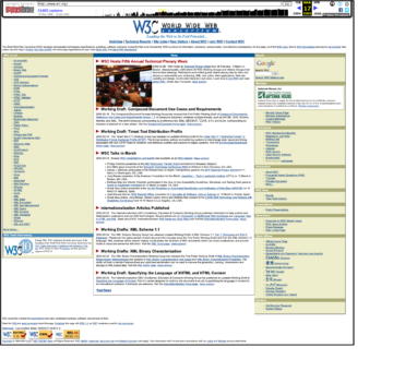 W3C website design | Help | W3C