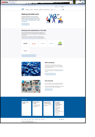 W3C website design | Help | W3C