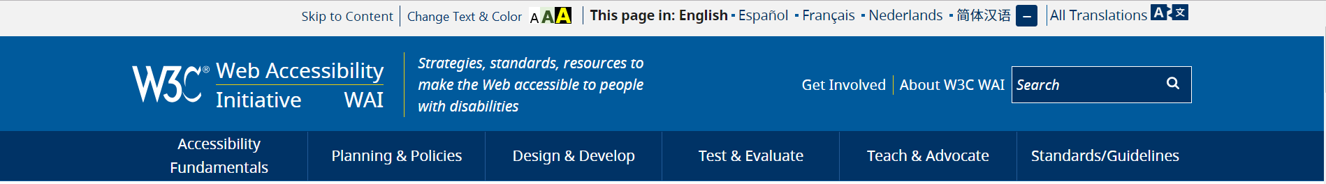 WAI Translations - W3C Wiki